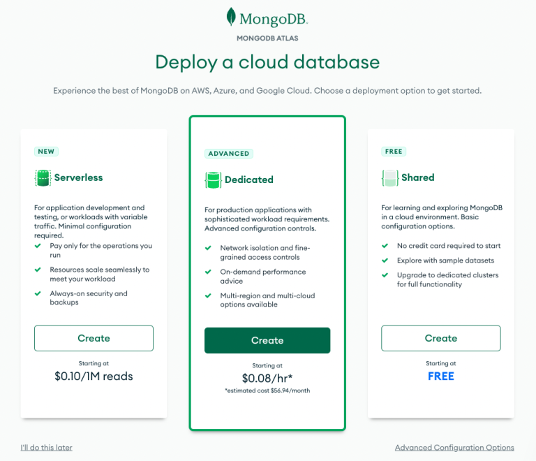 MongoDB Atlas の紹介 | sreake.com | 株式会社スリーシェイク